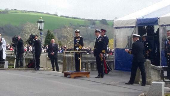 Princess Anne visits Britannia Royal Naval College for Lord High ...