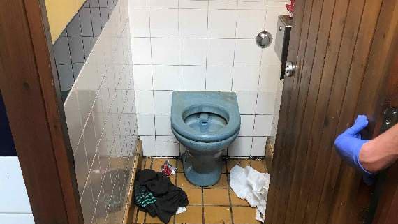 Shocking pictures of drug abuse in public toilets | dartmouth-today.co.uk