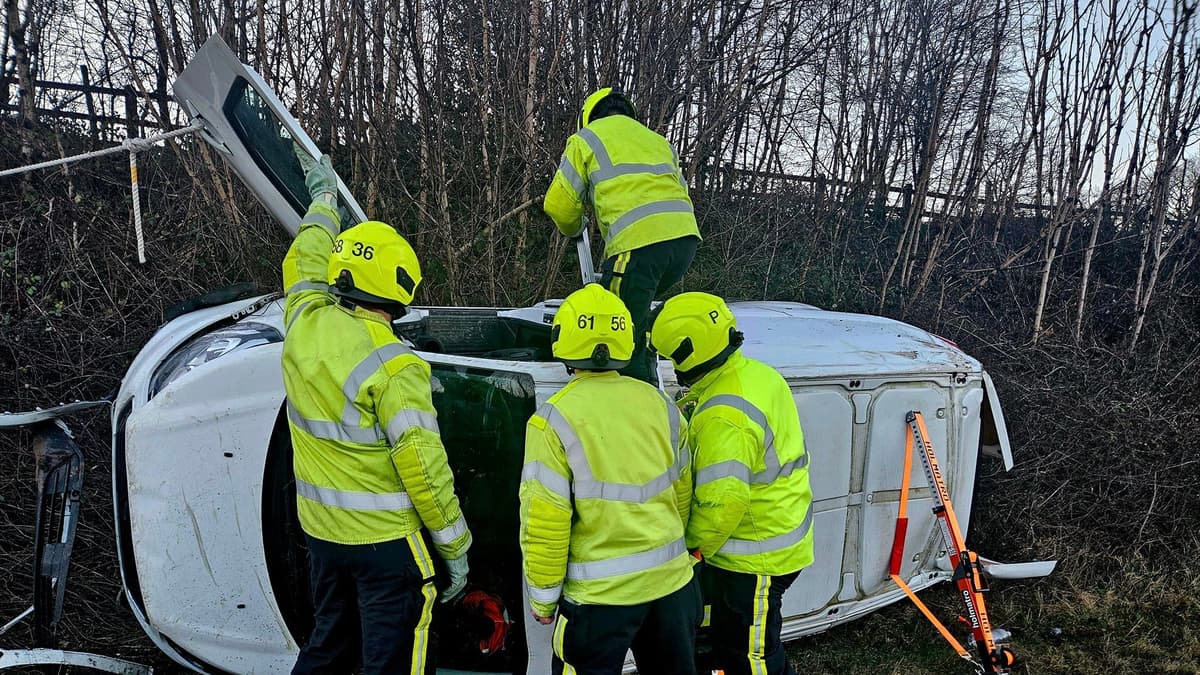 Car crash at Dean Prior | dartmouth-today.co.uk