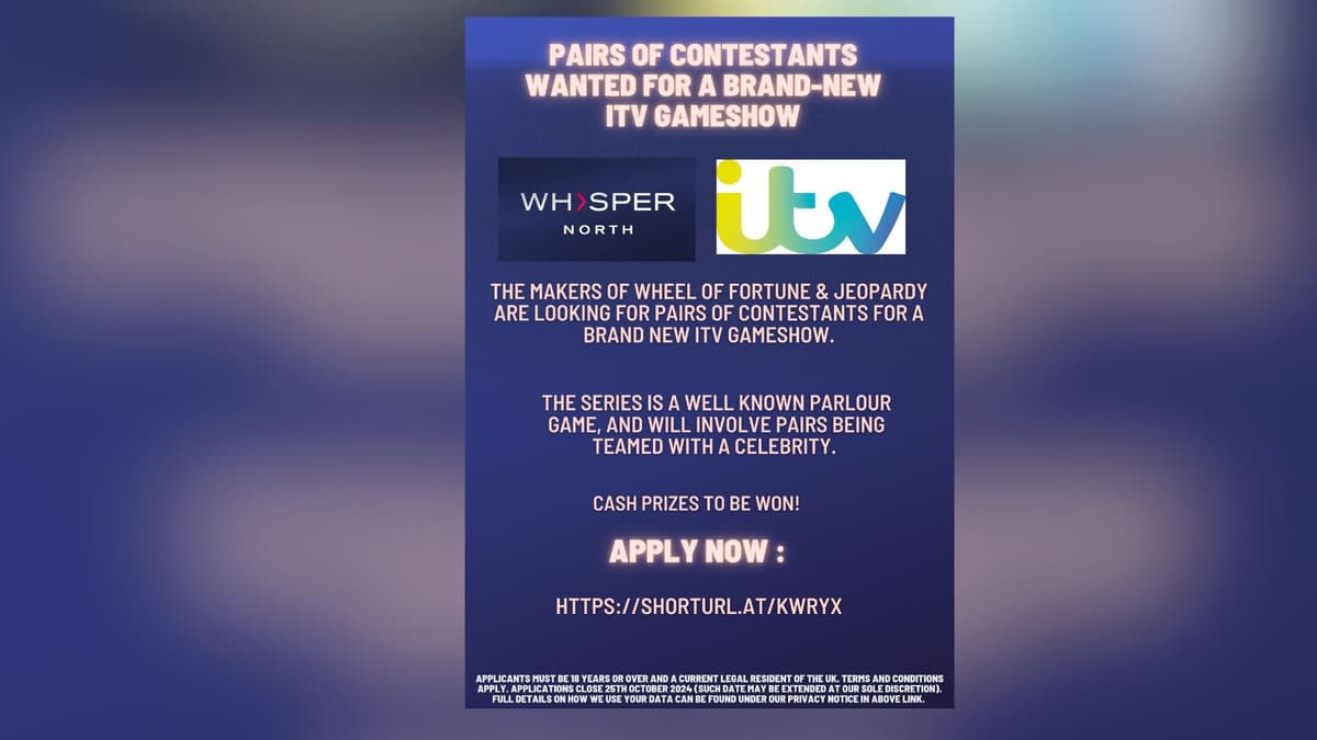 ITV seeks contestant couples for new game show | dartmouth-today.co.uk