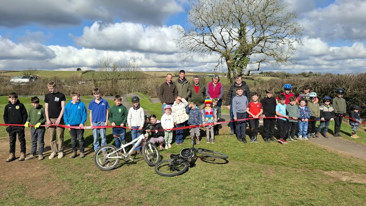 Halwell & Moreleigh pump track officially opens | dartmouth-today.co.uk