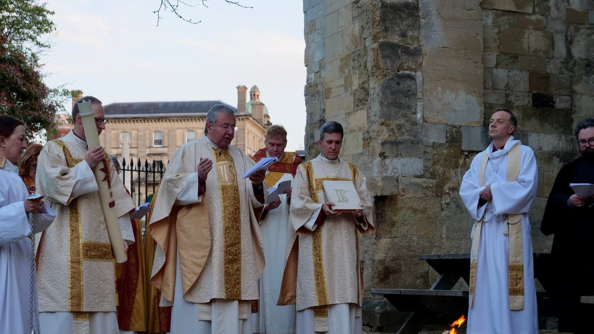 Bishop began first Easter Sunday in Devon with Firepit Sunrise Service ...
