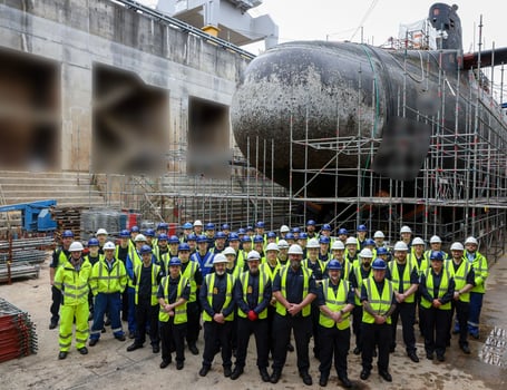 HMS Victorious submarine enters £560m refit for nuclear deterrent ...