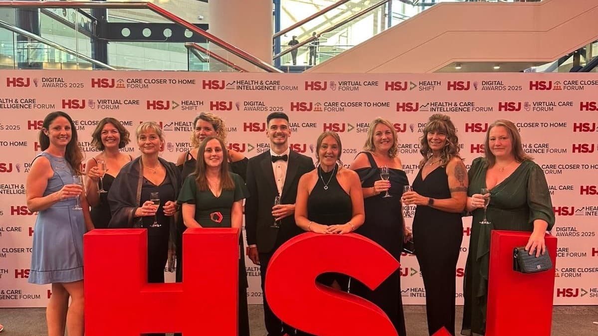 The UHP team at the HSJ Digital Awards | dartmouth-today.co.uk