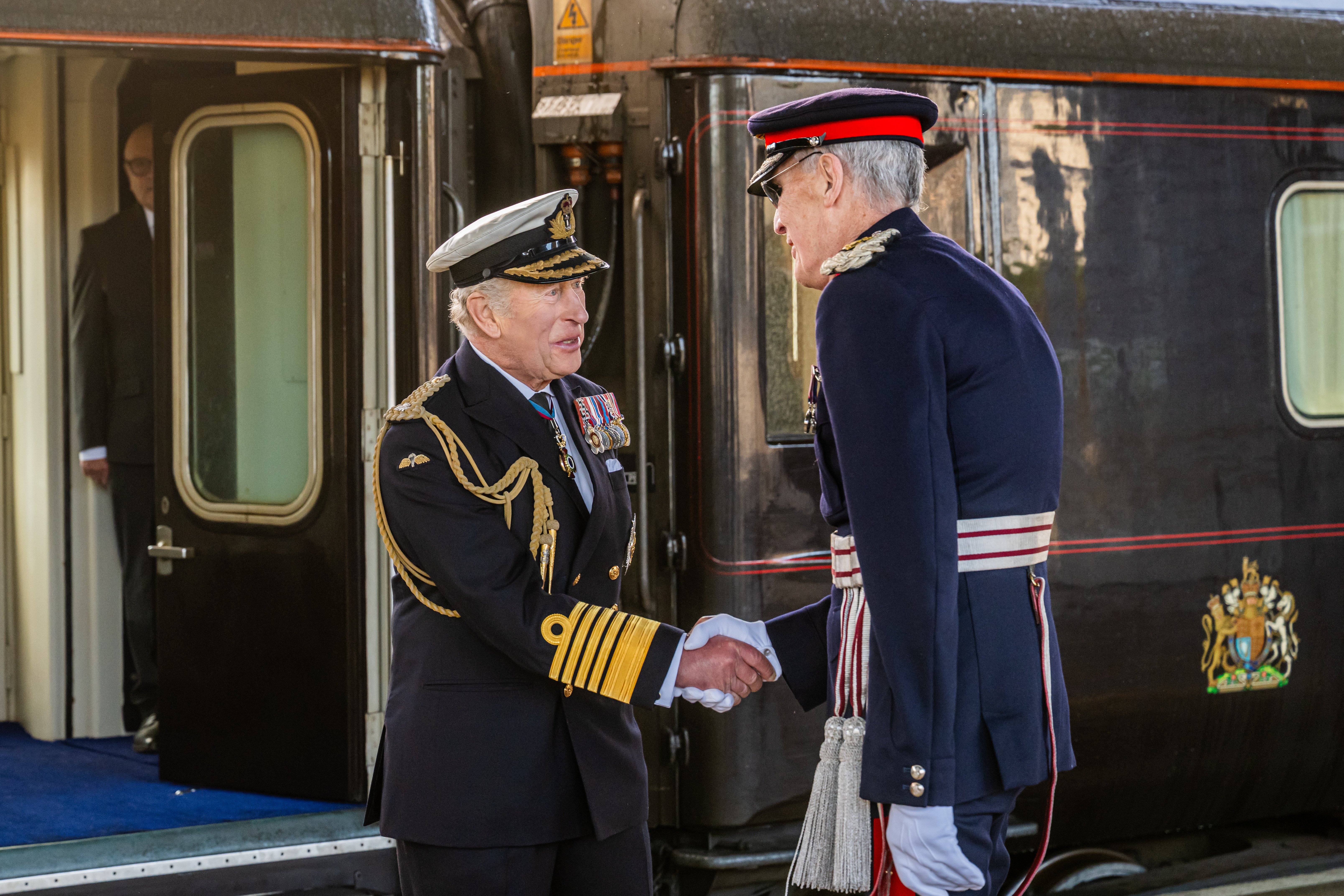 King Charles III Royal Train Tradition Photographed in Devon ...