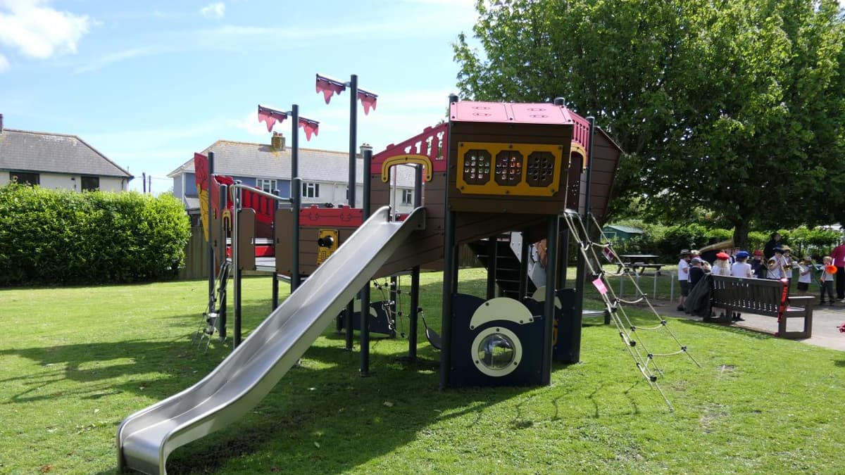 Butts Park's new playground equipment funded by lottery | dartmouth ...